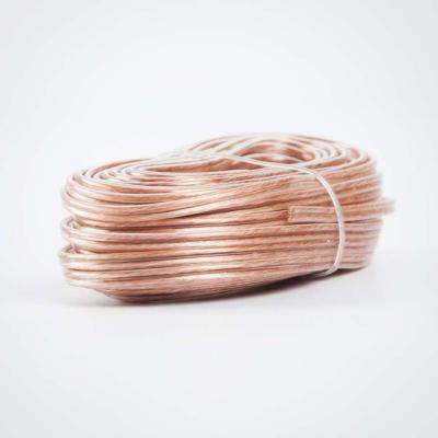 China 8.0mm Outer Diameter OFC Speaker Audio Cable Wire Made with 99.99% Oxygen-Free Copper for sale