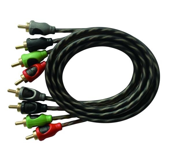 Quality OFC 100% Copper Conductor 2 Channel RCA Audio Cable For Car And Home Audio for sale