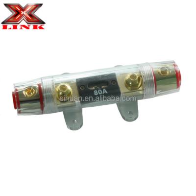 China 20A-300A AMP Car Auto DC Glass ANL Maxi AGU Mini Inline Fuse Holder Distribution Block for sale