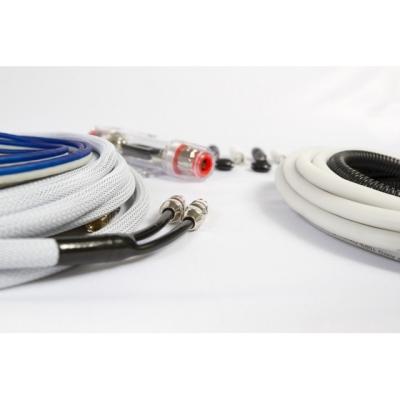 China 12V DC Voltage OFC Copper 4 Gauge Car Audio Amps and Subs Installation Wiring Kit with PVC Jacket for sale
