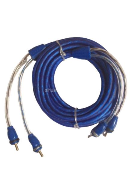 Quality Soft PVC Jacket Copper RCA Cable With OFC Conductor In Any Color for sale