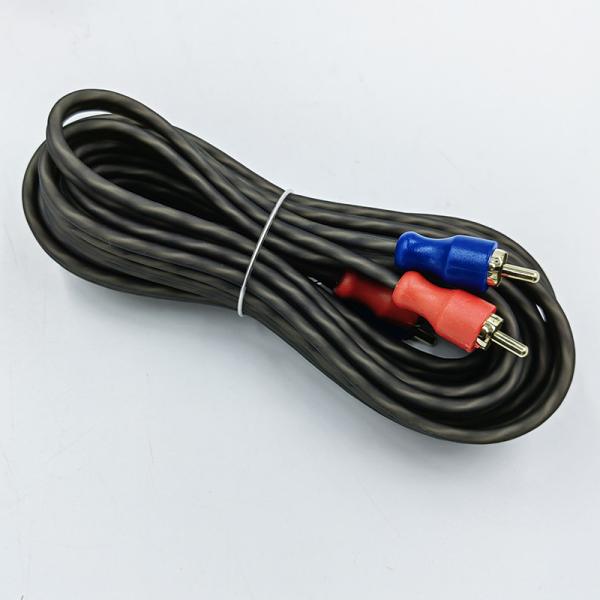 Quality Soft PVC Jacket Copper RCA Cable With OFC Conductor In Any Color for sale