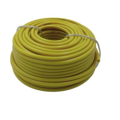 China Low Voltage Colors PVC Jacket 18 GA Gauge AWG 40' FT Feet Single Core Electric Wire for sale