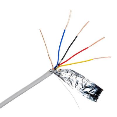 防災システム用のPVC断熱銅多コア4コア24AWG火災警報ケーブル