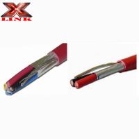 China 24AWG Stranded CCA Copper Shielded Security Cable for Fire Alarm within Construction for sale