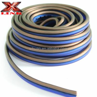 Soft PVC Jacket Super Flex Blauw / Zwart luidspreker kabel voor superieure audio prestaties