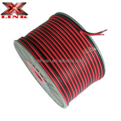 Flexible 12ga OFC koper audio luidspreker draad met zachte PVC jas en gouden aansluiting