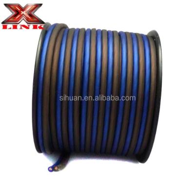 Cina Flessibile 12ga OFC Copper Audio Speaker Wire con Jacket PVC morbido e connettore oro in vendita