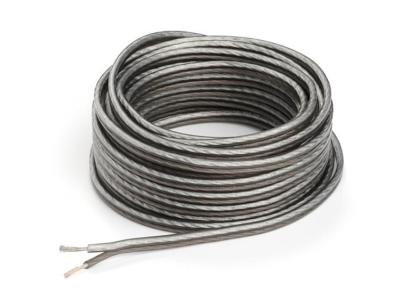 Cina Flessibile 12ga OFC Copper Audio Speaker Wire con Jacket PVC morbido e connettore oro in vendita