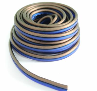 Cina Flessibile 12ga OFC Copper Audio Speaker Wire con Jacket PVC morbido e connettore oro in vendita