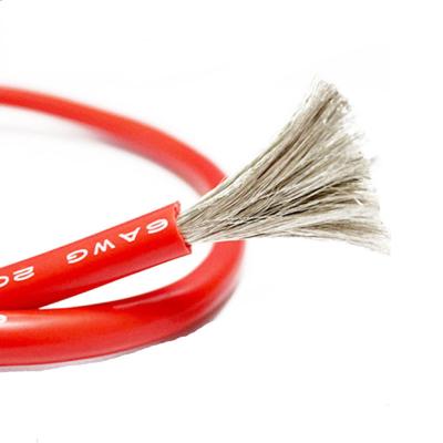 Hoogtemperatuur 300 °C Ultraflexibele zachte silicon rubber Jacketed Stranded Copper Wire voor zware industriële toepassingen