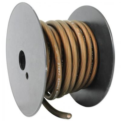 Geïsoleerde PVC 0-kabel voor auto-audioinstallaties bij lage spanningsniveaus