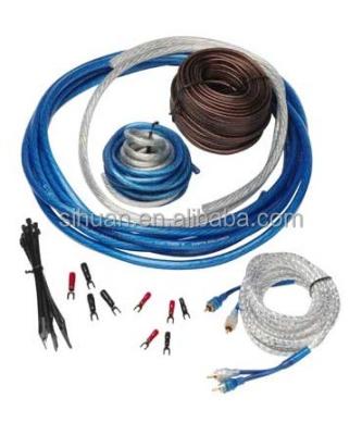 State-of-the-Art Car Audio System Cable Kit with Soft PVC Jacket and 4 RCA Wires
