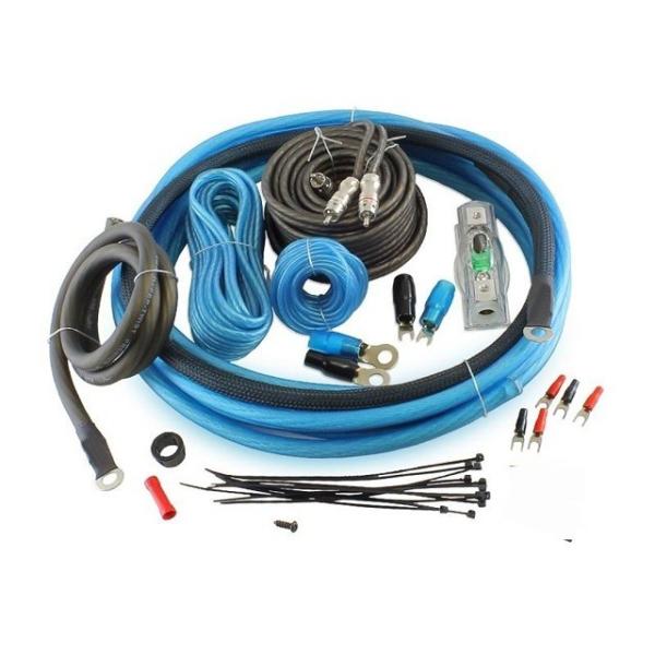 Quality Customizable 4 8gauge Car Audio Cable Kit with Bare Copper Conductor for sale