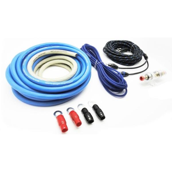 Quality Customizable 4 8gauge Car Audio Cable Kit with Bare Copper Conductor for sale
