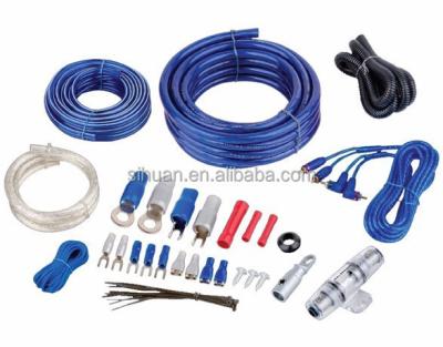 China Kit de cableado de altavoces de conductor de cobre de audio de PVC de calibre 8 en venta