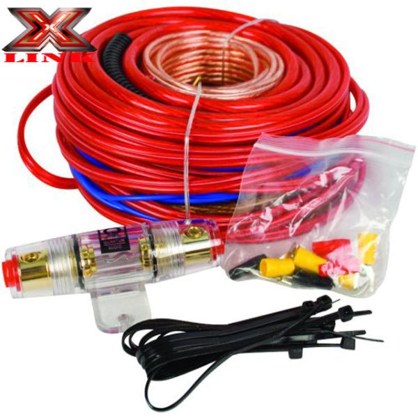 Quality Low Voltage Stranded Conductor 8ga 4ga 0ga 2ga Amplifier Wiring Kit with for sale
