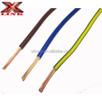 China BV RVV Copper Power Electrical Wire Cable With Stranded Conductor Type And PVC Jacket for sale