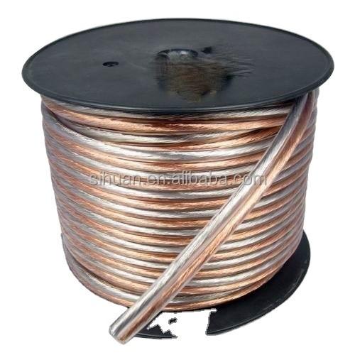Quality Flexible Transparent Jacket Stranded Wire for Car and Home Audio RCA Connector Type for sale