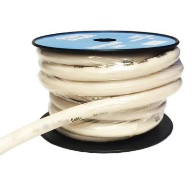 China 1/0 AWG Gauge Auto Audio Power Cable Koper beklede aluminium geleider voor stroomlevering Te koop