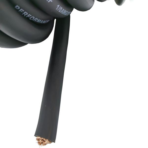 Quality 1/0 AWG Oversize Gauge 4/0 GA Car Audio OFC Power Cable Soft Touch Flexible PVC for sale