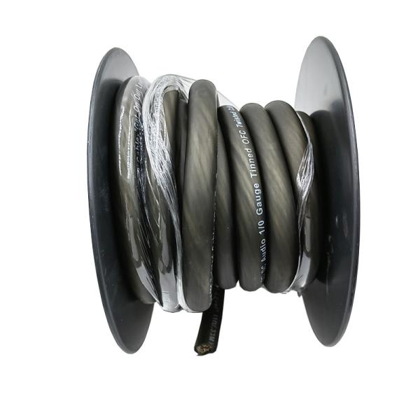 Quality 0 2 4 8 AWG gauge Car Audio Power Cable With PVC Insulation for sale