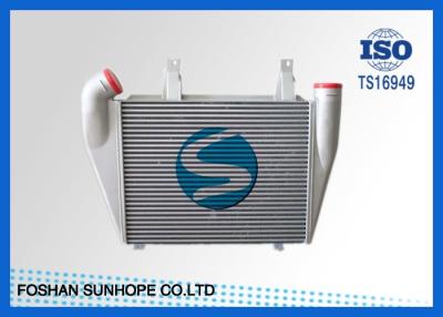 China BENZ TRUCK Black Front Mount Intercooler 80/40mm Core 250% Surface Area Heating for sale