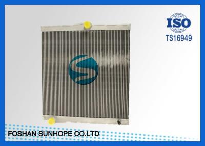 China BMW Full Aluminum Radiator ,  Cross - Flow Aluminum Radiator With Electric Fan for sale
