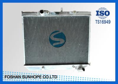 China Heating Full Aluminum Radiator , Silver BENZ MT Aluminum Radiator With Electric Fan for sale