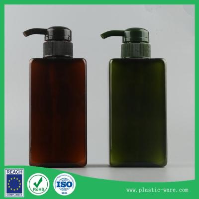 China empty cosmestic bottle 450 ml Cosmetic emulsion pump plastic packing bottles for shampoo for sale