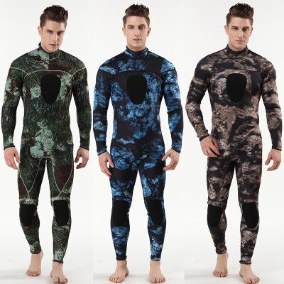 China Keep Warm 2/3MM Premium Neoprene CR Men Long Sleeve Spring Shorty Diving Suit Men for sale