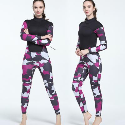 China In Stock Professional 3mm Outdoor Surfing High Pressure Resistant Neoprene Women Diving Suit for sale