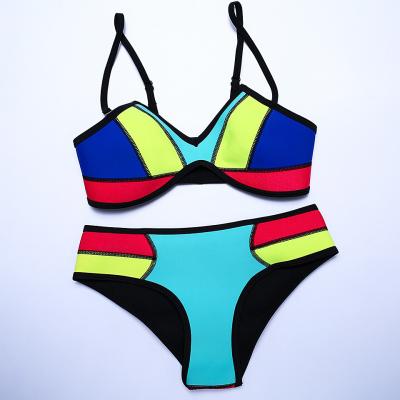China Swimwear Woman Neoprene Material Bikinis Women New Summer Sexy Swimsuit for sale