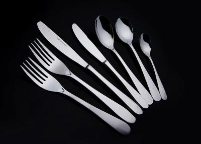 China Fashion design Stainless steel cutlery head in mirror polish and handle in matte finish for sale