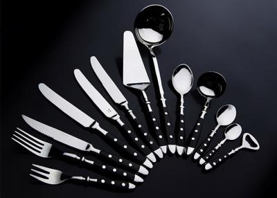 China Classic design forged stainless steel cutlery with Bakelite handle and stainless steel rivets for sale