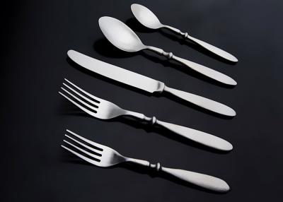 China Classic design forged stainless steel cutlery matte finish high quality heavy weight for sale