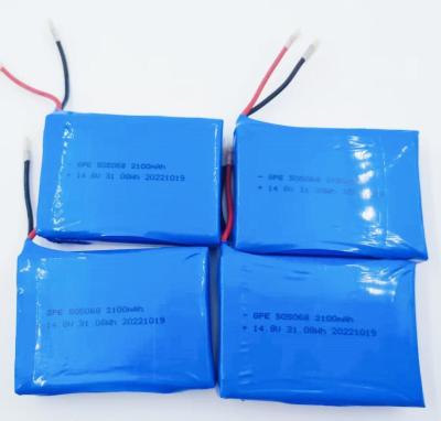 Cina Batteria ricaricabile ai polimeri di litio ad alta tensione 14,8 V 505068 4S1P in vendita