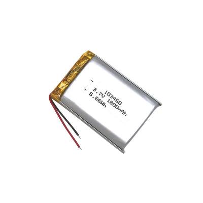 중국 103450 2000mAh 3.7V Li 폴리 재충전 가능한 배터리 팩 KC는 찬성했습니다 판매용