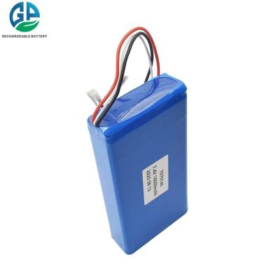 China Hoog - de Batterijpak kc 7070140 van de dichtheidsenergie 16Ah 7.4V 16000mAh 2S1P Lipo Te koop
