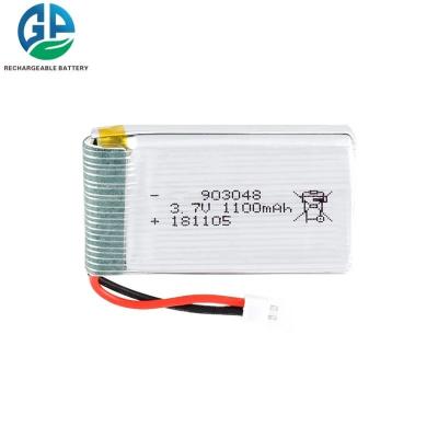 China IEC62133 Lithium Polymer Battery Pack 3.7v 20C Discharge Rate 903048 1000mah  Rc Helicopter Battery for sale