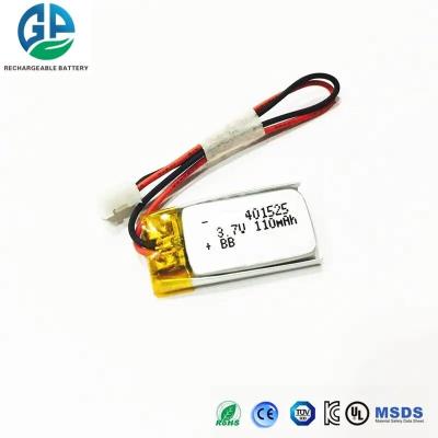Cina 401525 Batteria ricaricabile 110mah 3000 Mah Batterie ricaricabili al litio Li Ion Lipo 3.7V in vendita