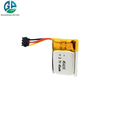 China Rechargeable Lithium Ion Battery Pack 3.7v 45mah 451215 Lithium Polymer Battery With PCM for sale