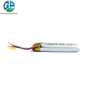 China Bateria recarregável 501235 160mAh 3.7V Lipo Bateria Pack KC IEC62133 Baterias de polímero de lítio para brinquedos à venda