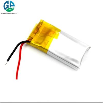 China 60mah 401120 Lithium Polymer Battery 3.7 V Long Life for sale