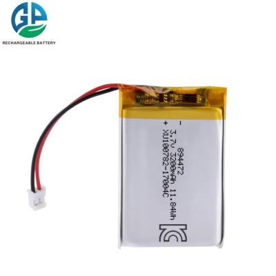 China 894472 3.7v  3200mah Rechargeable Li Ion Battery Pack For Drone for sale
