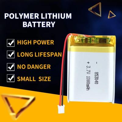 China 853040 3,7 Volt Wiederaufladbare Batterie 1000mah zu verkaufen