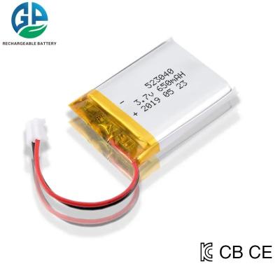 China 523040 Li Polymer Battery 3.7 V 650mah For Sweeping Robot for sale