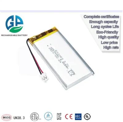 China Gpe603060 Wiederaufladbare Batterie 603060 1250mAh 3,7v Polymer-Lithiumbatterie zu verkaufen