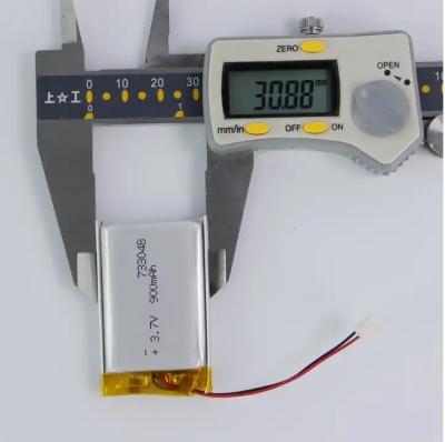 China KC IEC62133 Goedkeuring 753048 3.7V 1100mAh Lipo-batterij oplaadbare batterij met Pcb Li-polymer batterij Te koop
