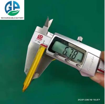 China KC IEC62133 Genehmigung 704050 3.7v 1600mah Wiederaufladbare Polymer-Lithium-Lipo-Batterie mit Pcb-Li-Polymer-Batterie zu verkaufen